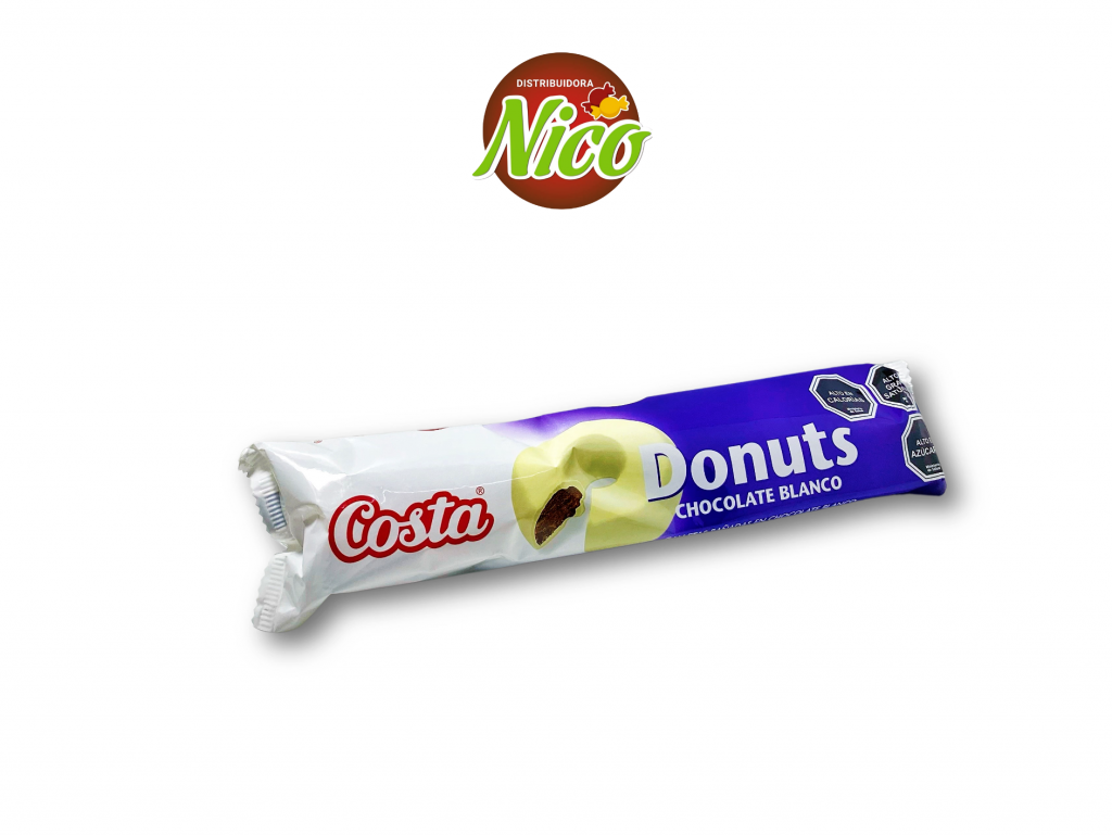 Donuts Chocolate Blanco – Distribuidora Nico